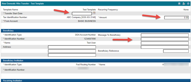 Domestic Wire User Guide — Fidelity Bank